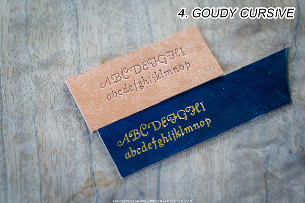 4mm, 5mm Alphabet Letter stamp – DreamFactory Leather Tools